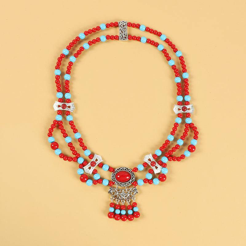 Tibetan style retro ethnic style forehead decoration exotic style ...