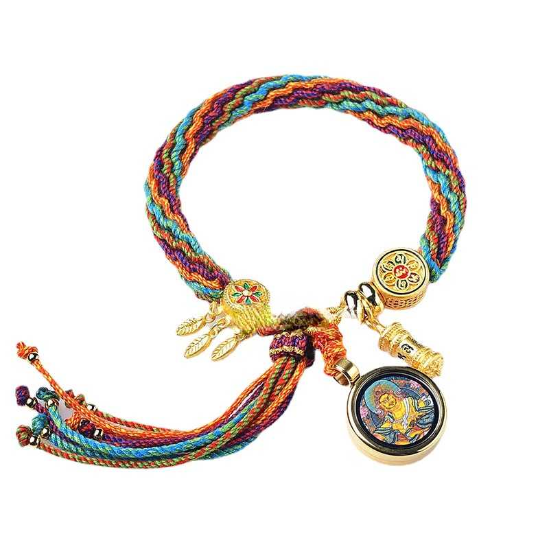 Live Source Tibetan Handmade Reincarnation Bracelet Zakiram Green Tara ...